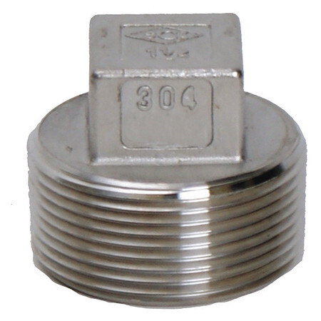 Manufacturer Varies Square Plug,2",150,316,Thrd Heavy 4381037280 ...