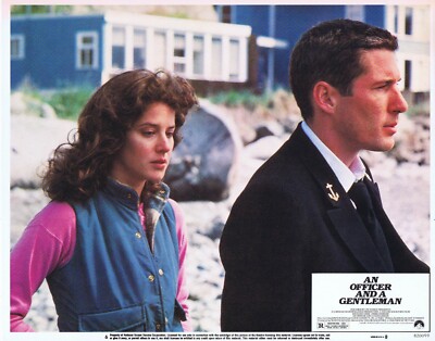 AN OFFICER AND A GENTLEMAN Original Lobby Card 6 RIchard Gere Debra ...
