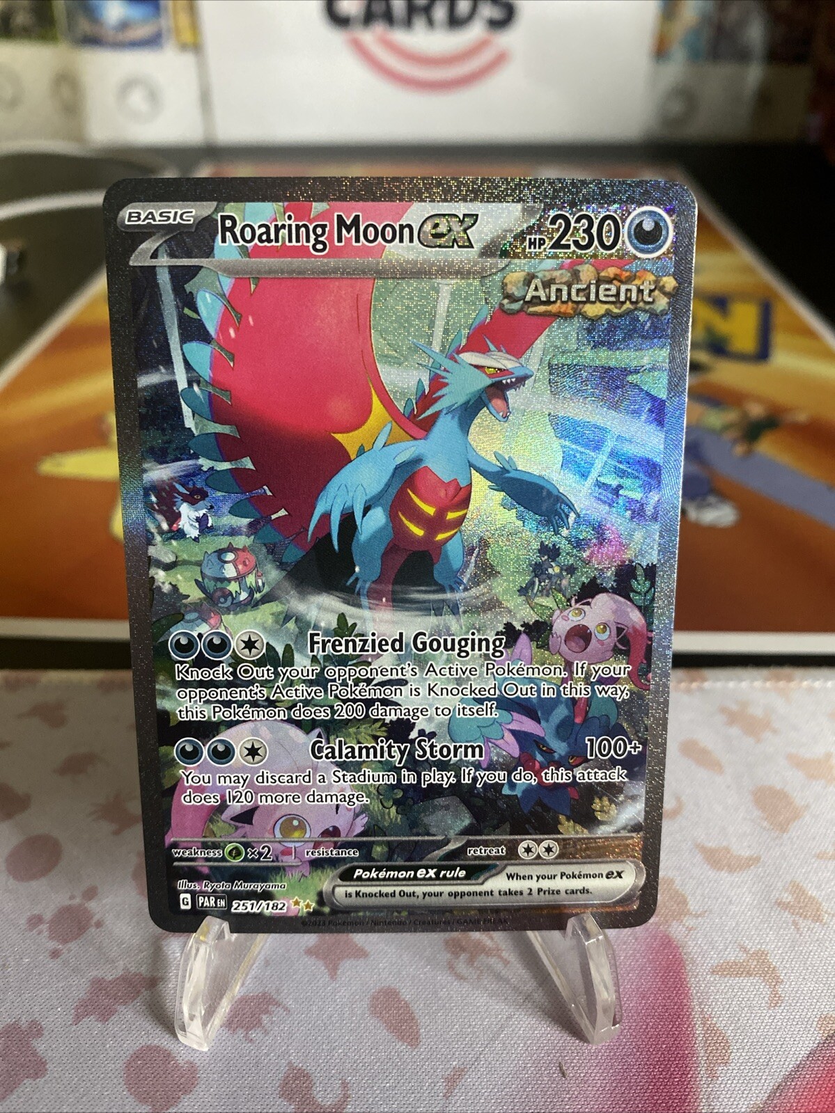 Roaring Moon ex - 251/182 Paradox Rift Special Illustration Rare NM | eBay