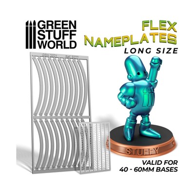 Green Stuff World Modelling Supply Flexible Name Plates - Long New | eBay