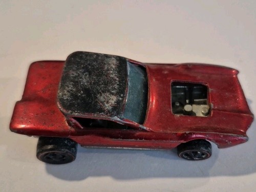 1967 Hot Wheels Redline Red Python Grey Interior Black Roof No Motor | eBay