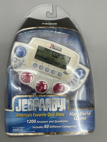 Vintage Y2K Tiger Games Jeopardy Handheld Electronic Quiz Show Hasbro ...