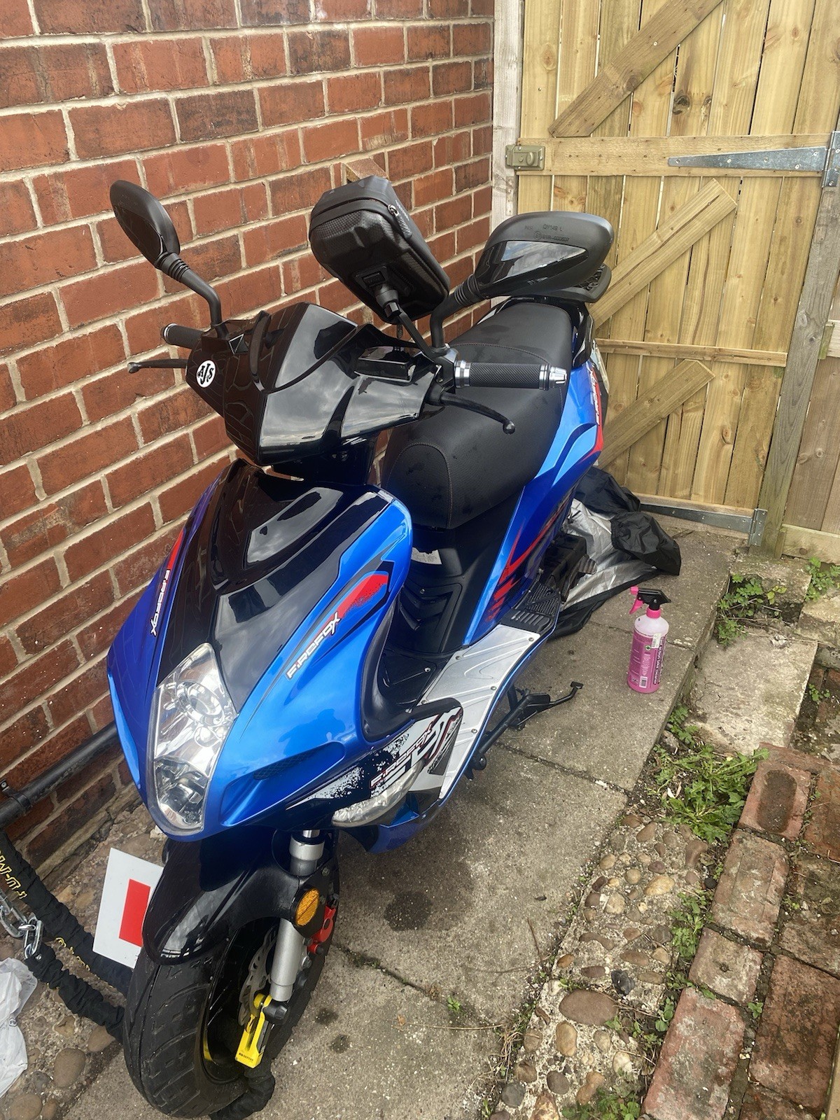 NON RUNNER - AJS FIREFOX 2017 50cc Scooter Motorcycle Modified, De ...