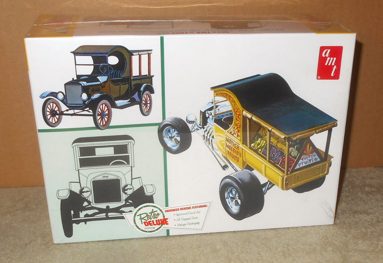 AMT T Fruitwagon 1:25 Model Kit SEALED New Builds Two Cars Custom Hot ...
