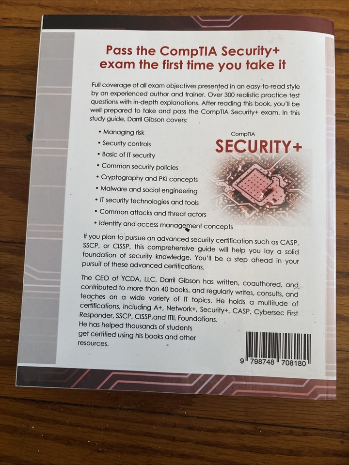 Comptia Security Plus Get Certified Get Ahead Syo-601 Exam Study Guide | eBay