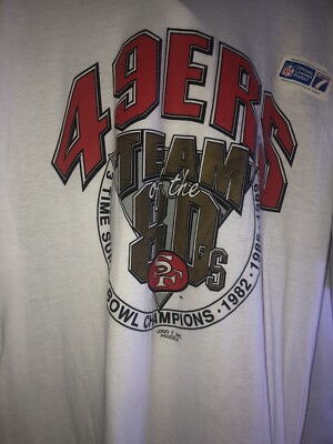Vintage San Francisco 49ERS Team Of The 80's Champion XL Size | eBay