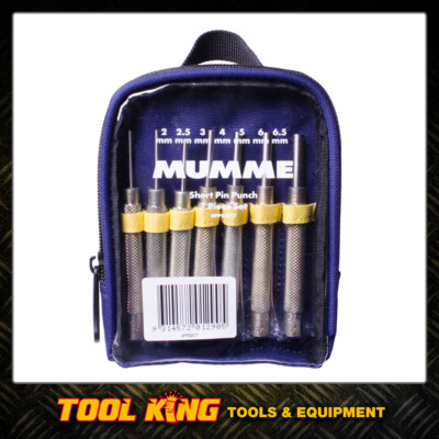 MUMME 7pc Short Pin Punch set 4PPSSET7 | eBay Australia