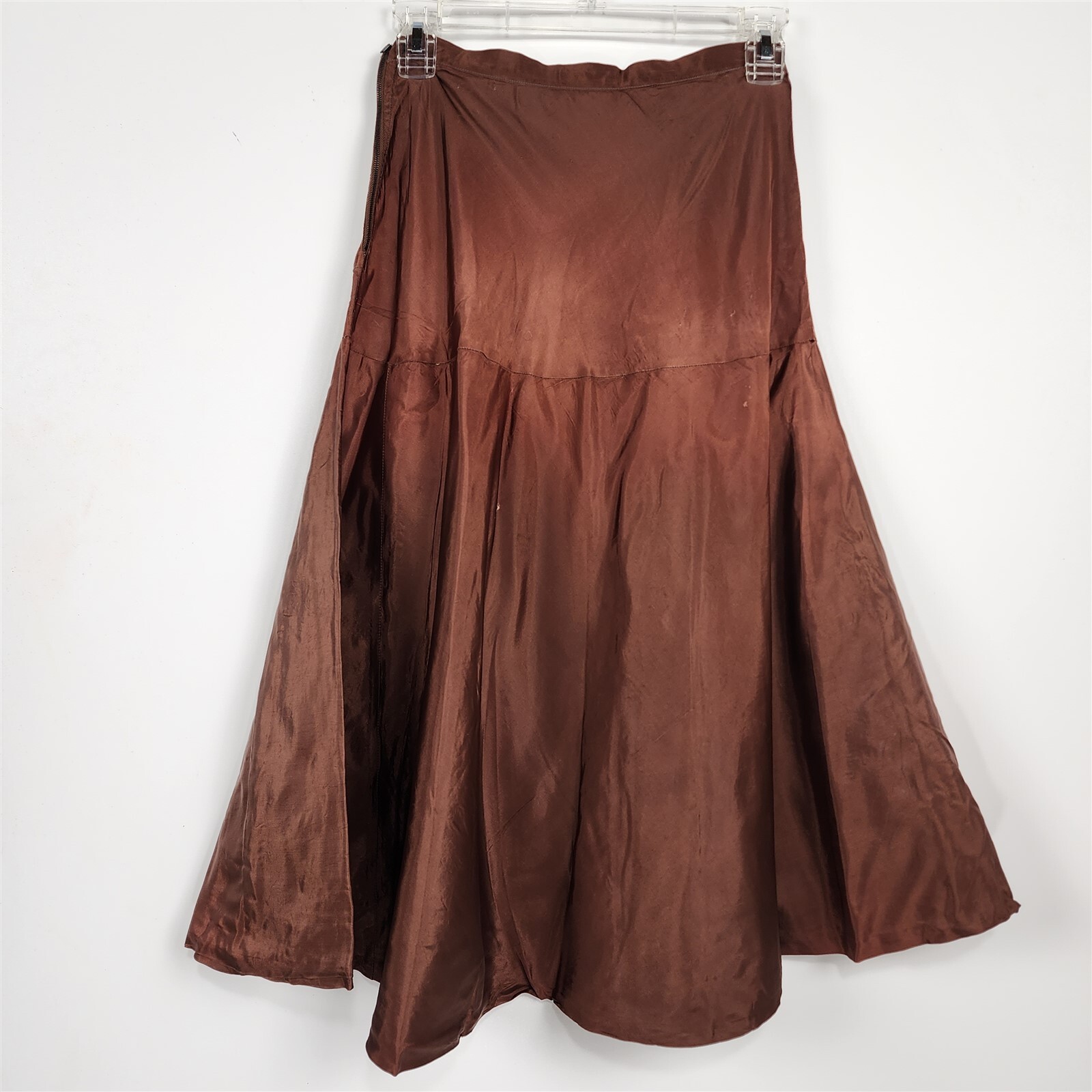 Vintage 1950s Opera Petticoat Brown Skirt Slip - Gem