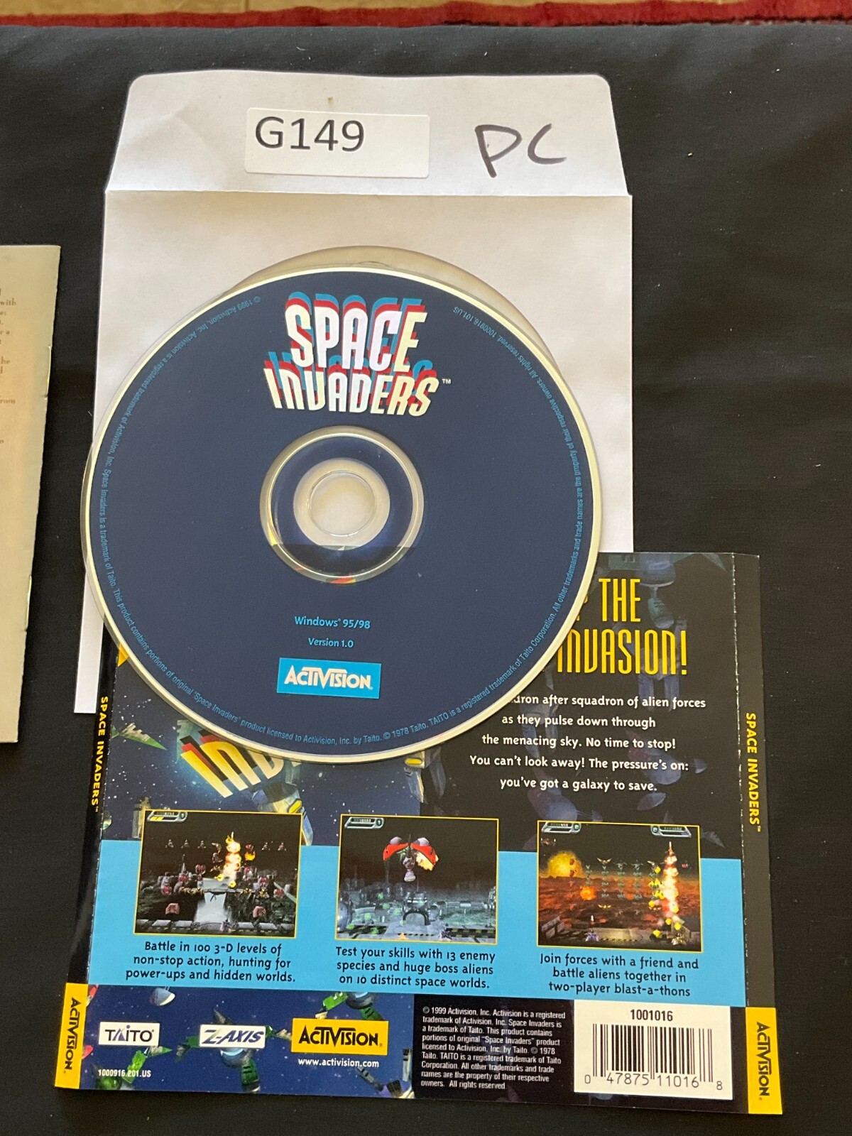 Space Invaders Activision 1999 PC CD-ROM No Case #G149 | eBay