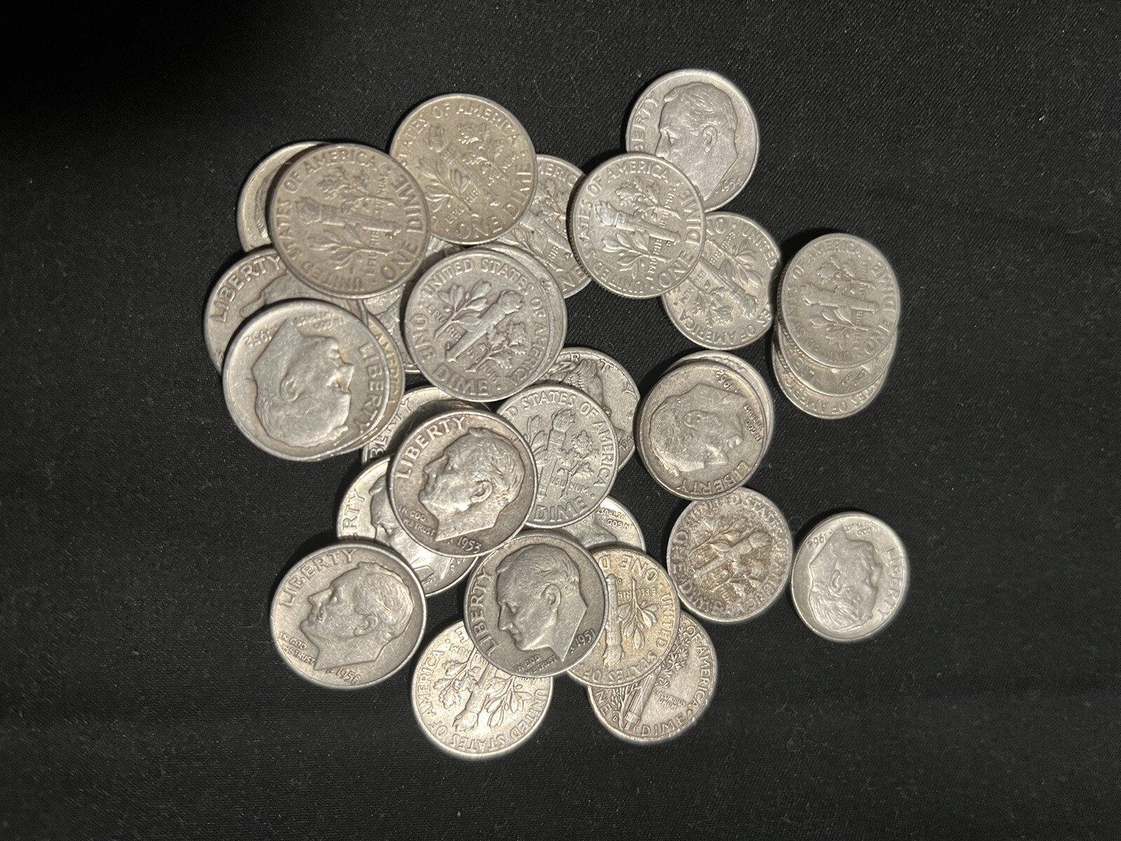 $3.10 Dime Bag U.S. Junk Silver Bullion Coins ALL 90% Silver Pre 1965 ...