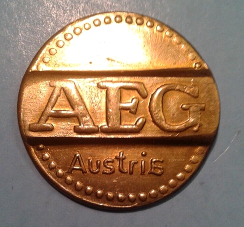 Austria Vintage AEG (Austria) Utility Electrical token. | eBay