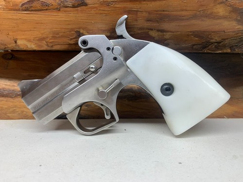 'SIX SHOOTER' Bond Arms Derringer Grips Extra Long Smooth Finish White ...