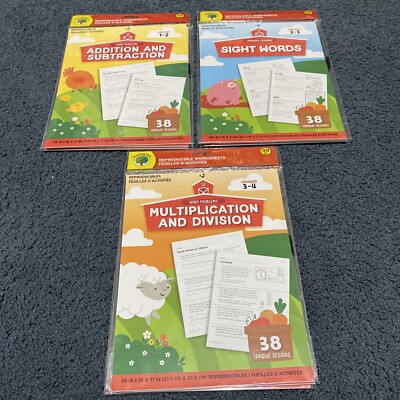 3 Teaching Tree Reproducible Worksheets grades 1-4, sight words ...