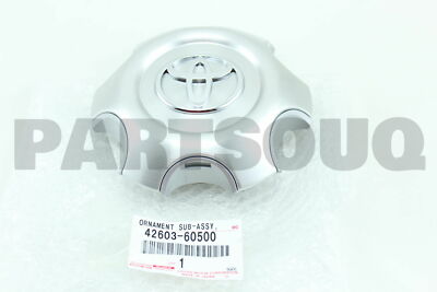 4260360500 Genuine Toyota ORNAMENT SUB-ASSY, WHEEL HUB 42603-60500 | eBay