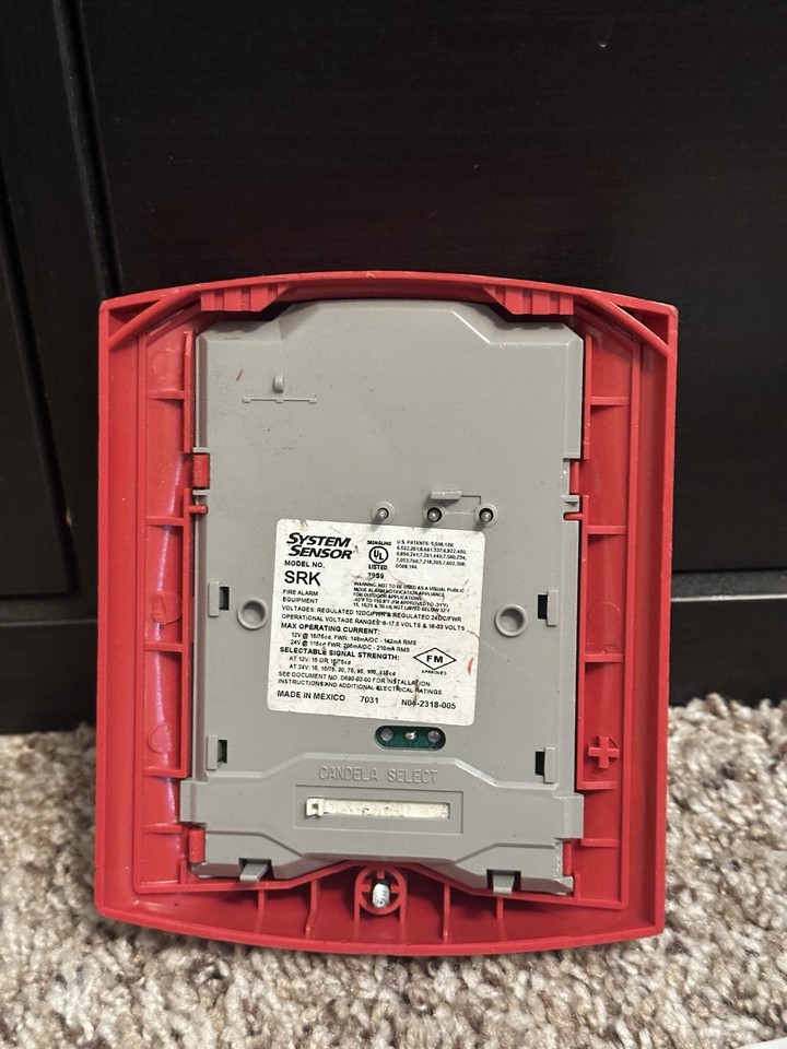 LOT OF 6 System Sensor SpectrAlert Advance Fire Alarms (Horns/Strobes ...