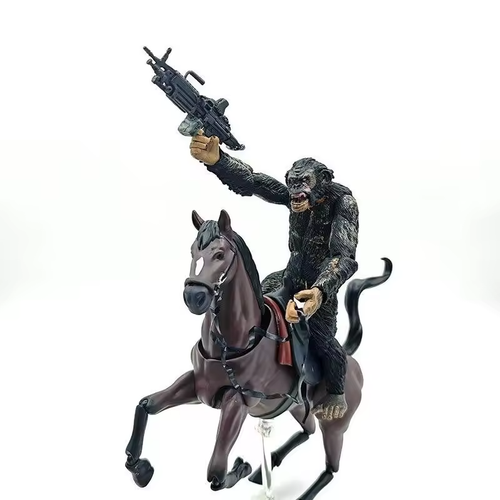 NECA DAWN of the PLANET of the APES KOBA & HORSE FIGURE in BOX FIGMA ...