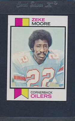 1973 Topps #202 Zeke Moore Oilers NM *1414 | eBay