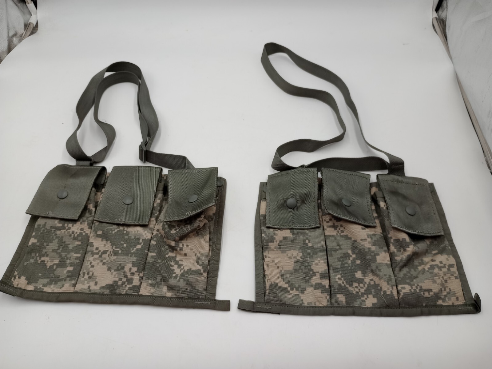 ACU 6 Magazine Bandoleer Pouch, MOLLE Mag Pouches Military Army Set Of ...