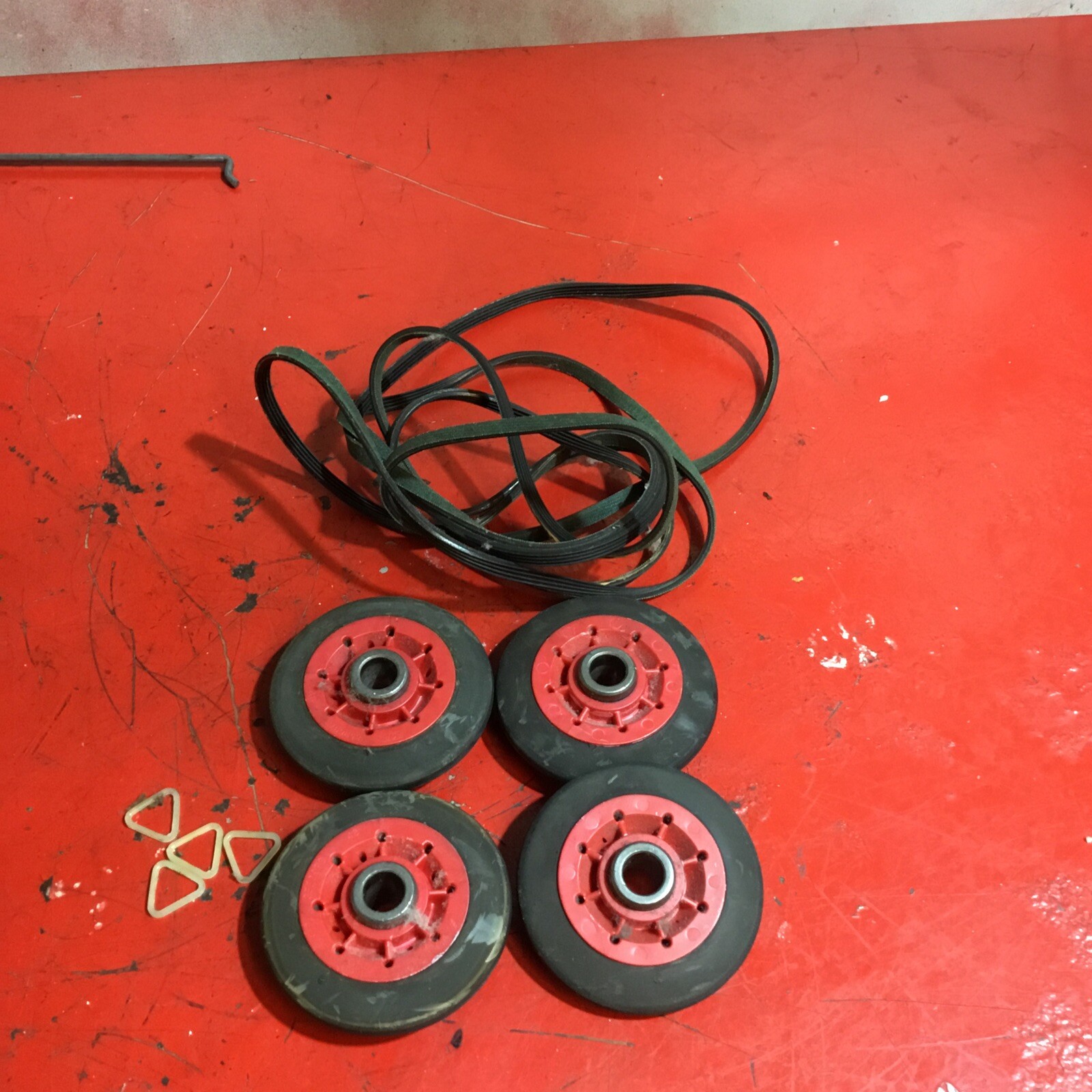 kenmore Dryer Drum Roller Idler Belt Kit P/N 80047 4392067 | eBay