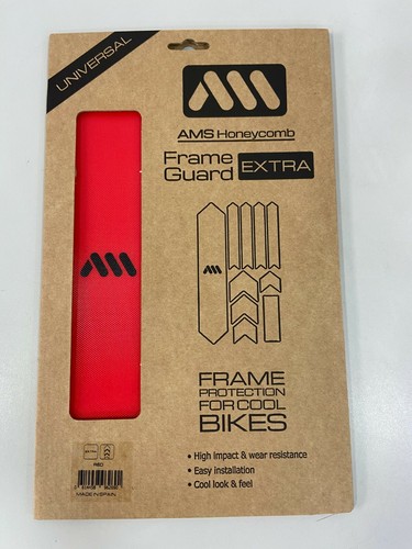 All Mountain Style AMS Frame Guard Protection Stickers XL Red Black | eBay