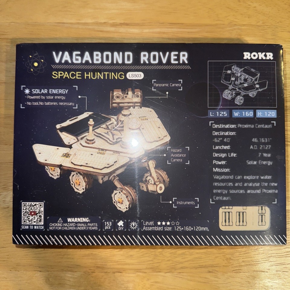 ROKR Vagabond Rover Space Hunting LS503 Kit Solar Powered NEW Factory ...