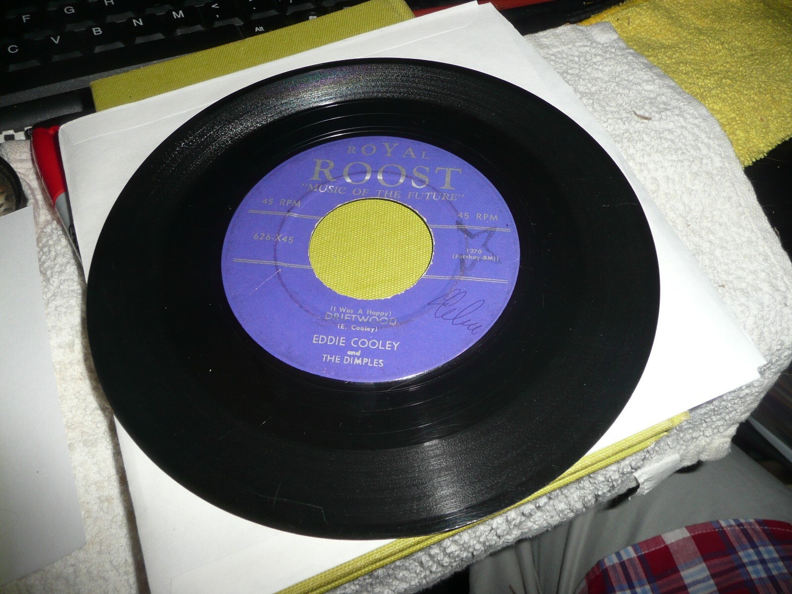 record 45 R&B eddie Cooley & Dimples on Royal Roost Driftwood VG+ | eBay