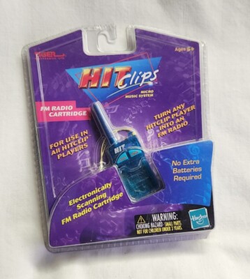Hit Clips Electronic Scanning FM RADIO CARTRIDGE Tiger Electronics New ...