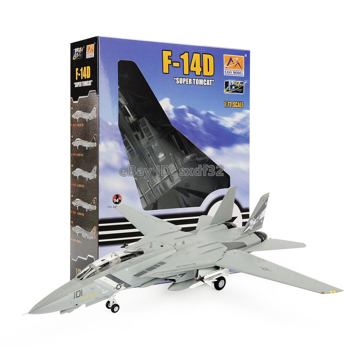 Easy Model 1/72 Aircraft 37190 F-14D SUPRT TOMCAT VF-102 US Navy ...