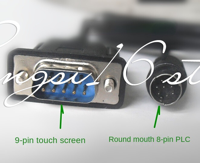 Suitable for round port 8 pin PLC and touch screen communication wire ...