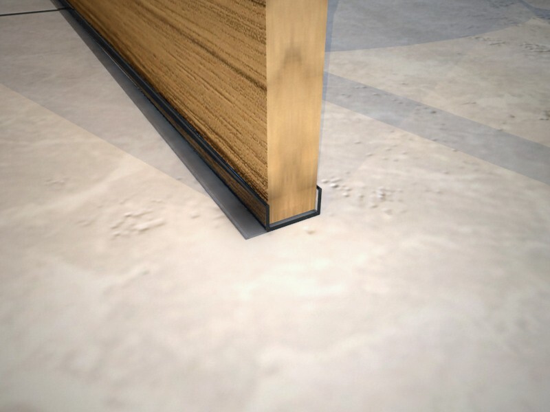 PVC Plinth Sealing Strip 1m Black 18mm Kickboard Trim MDF Panel Cover ...