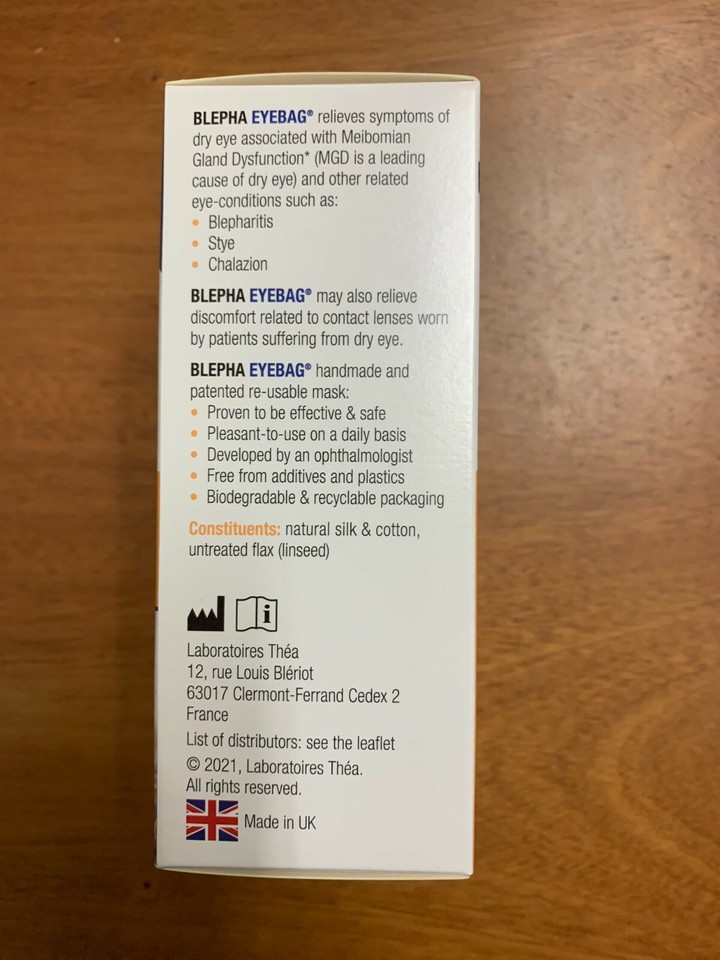 Blepha EyeBag (formally MGD Rx The EyeBag) for dry eye and blepharitis ...