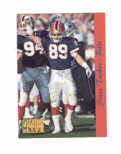 Steve Tasker Buffalo Bills WR Special Teams #19 Classic 1993 Football ...
