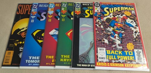 6 Various Superman Issues - DC Comics Lot - #50 #78 (1990-93 ...