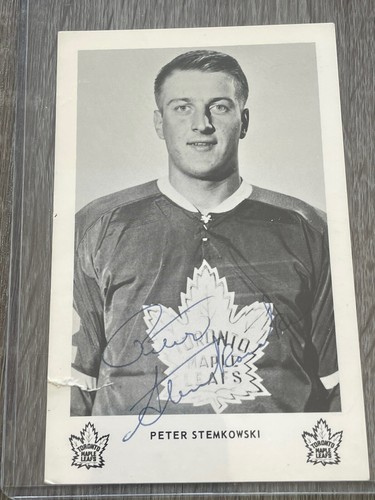 🔥 Pete Peter Stemkowski • Toronto Maple leaf Auto Signed Autograph B&W Photo | eBay