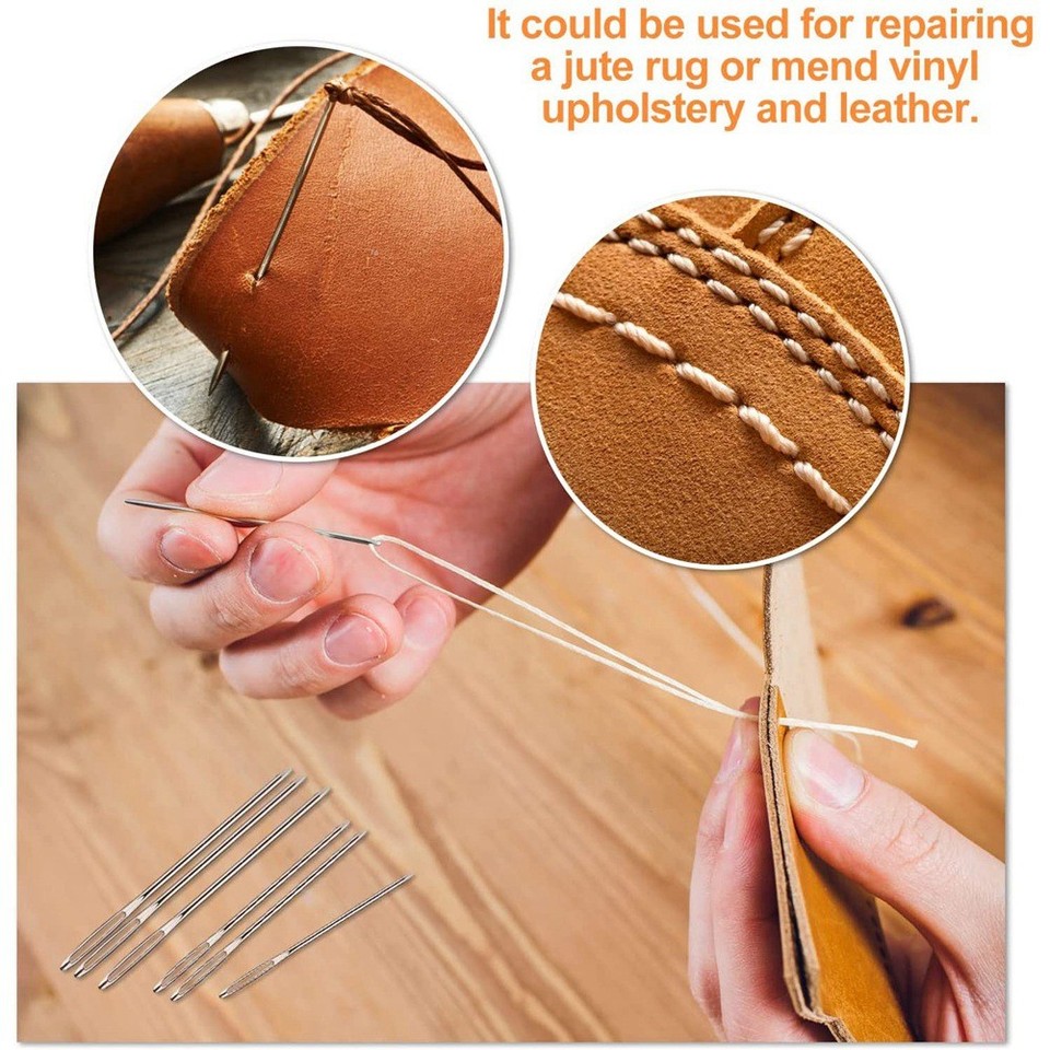 Darning Needle Big Eye Sewing Needle in Transparent Tube, Darning ...