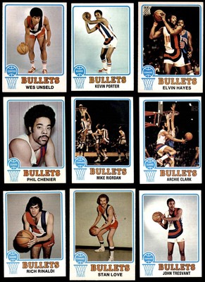 1973-74 Topps Capital Bullets Team Set 5 - EX 6182721 | eBay