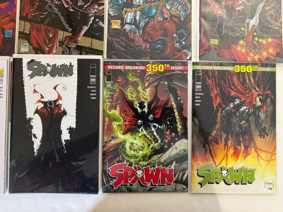 SPAWN COMIC LOT 1 5 6 8 39 42 45 57 329 & 3 copies 350 High Grade ...
