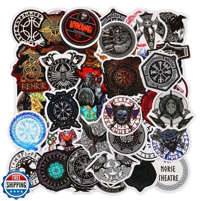 100 Pieces Viking Stickers: Vinyl Aborigine Theme Decals, Waterpr | eBay UK