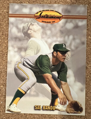 SAL BANDO 1993 Ted Williams Card Company #42 Oakland Athletics | eBay