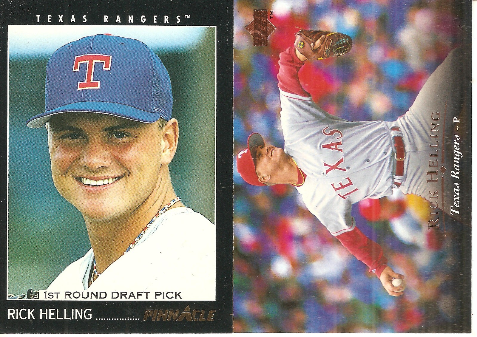 2 DIFFERENT CARD RICK HELLING BASEBALL CARD LOT 480 | eBay