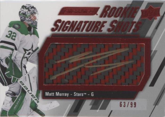 2023-24 Upper Deck Engrained - Rookie Signature Shots Matt Murray #RSS ...