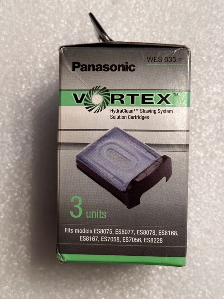 Panasonic Vortex HydraClean Shaving System 3-Pack Cartridges WES 035 P ...