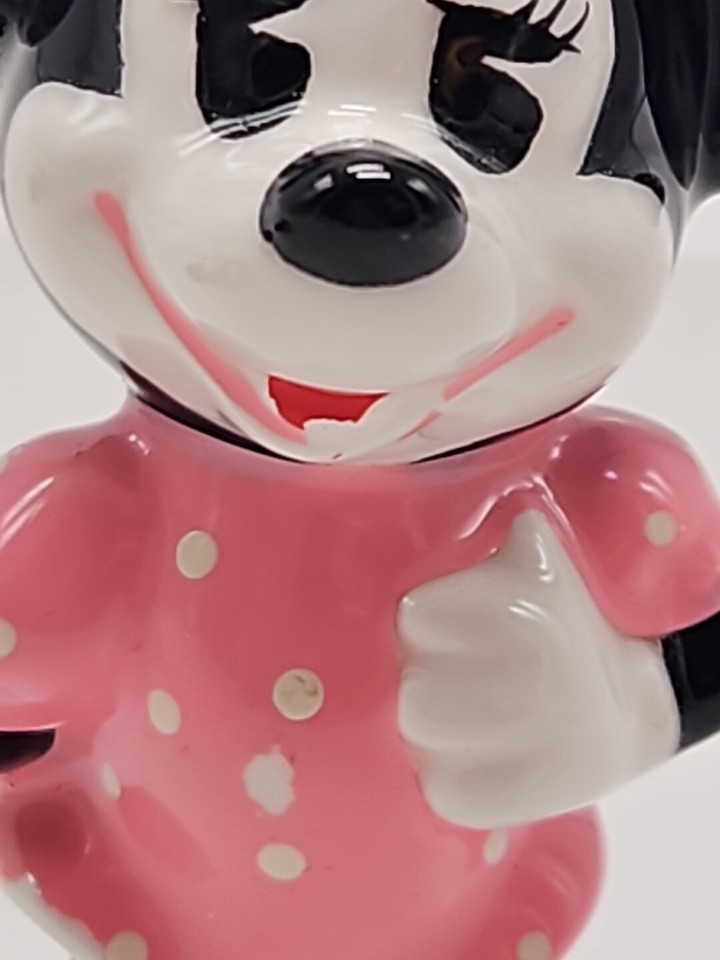 Vintage Miniture Mickey and Minnie Mouse porcelain figures - Made In ...