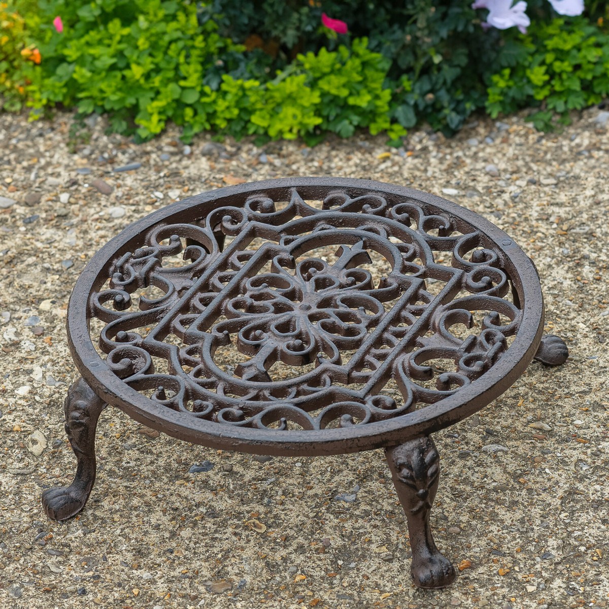 Large Wrought Iron Planters With Wheels