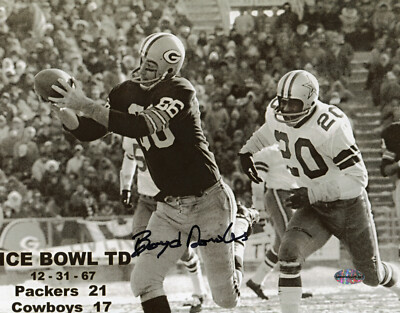 Boyd Dowler Autographed Ice Bowl 8x10 Photo - Green Bay Packers | eBay