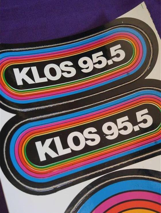 Don Henley Original KLOS 95.5 Vintage 80's Rainbow Bumper Sticker | eBay