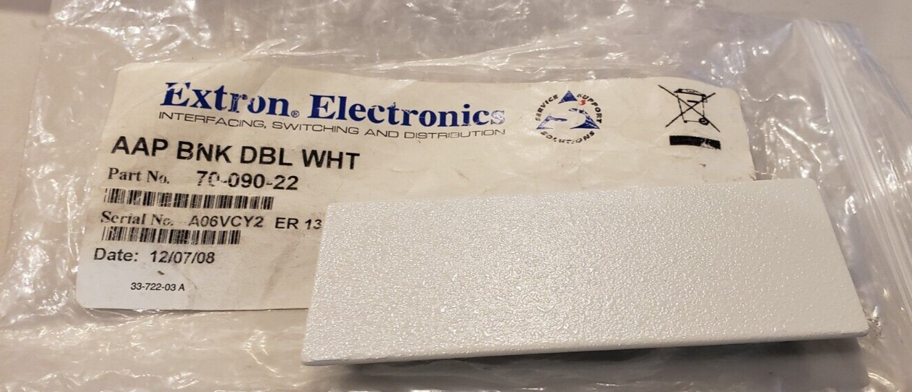 Extron AAP BNK DBL WHT 70-090-22 | eBay
