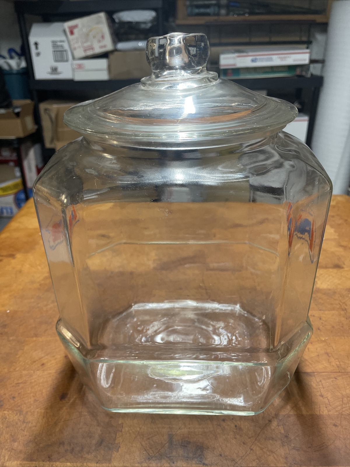 Vintage Original Lance Cracker Jar with Glass Lid | eBay