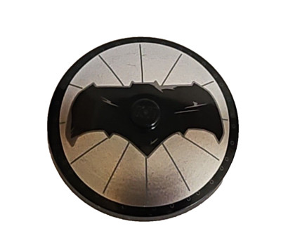 Lego Dish 4 x 4 Inverted Batman Logo Silver Background Part 3960pb035 76044 | eBay