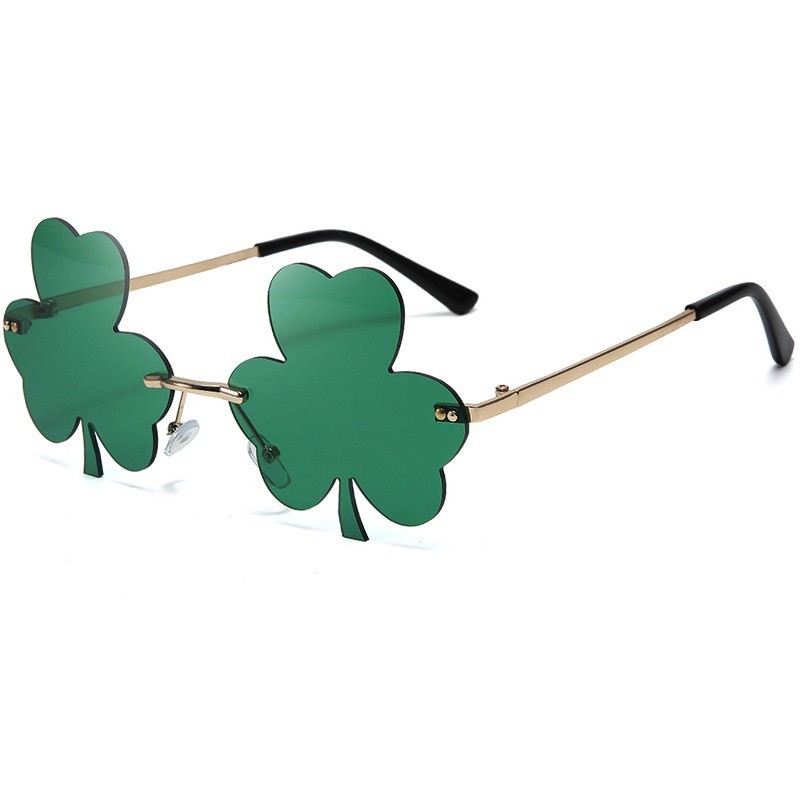 For Casual Wear Lucky Shamrock Sunglasses Casual And Formal Use ...